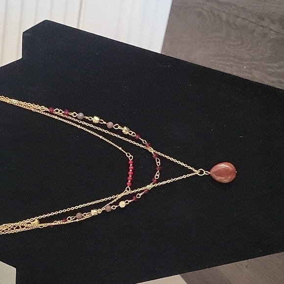 Jewelry | 325 Red Jasper Necklace 3 Layer | Poshmark